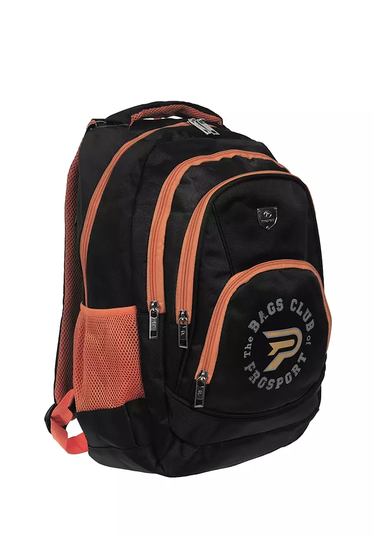 Jual Prosport Backpack Prosport 2864-21 Black Orange Original 2024 ...