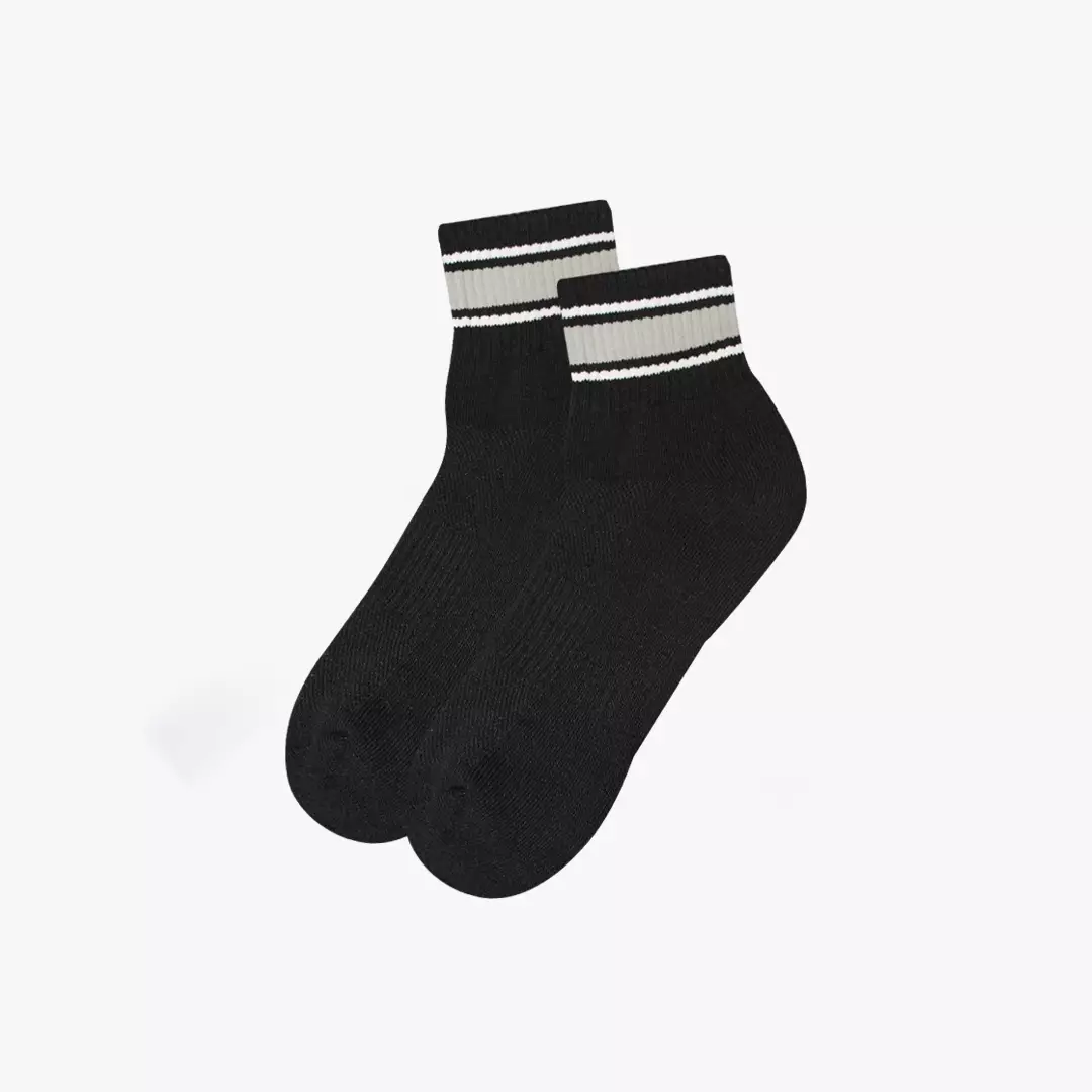 Jual Mundo MUNDO Men Sport Ankle Sock Anti Bacteria - Black Original ...