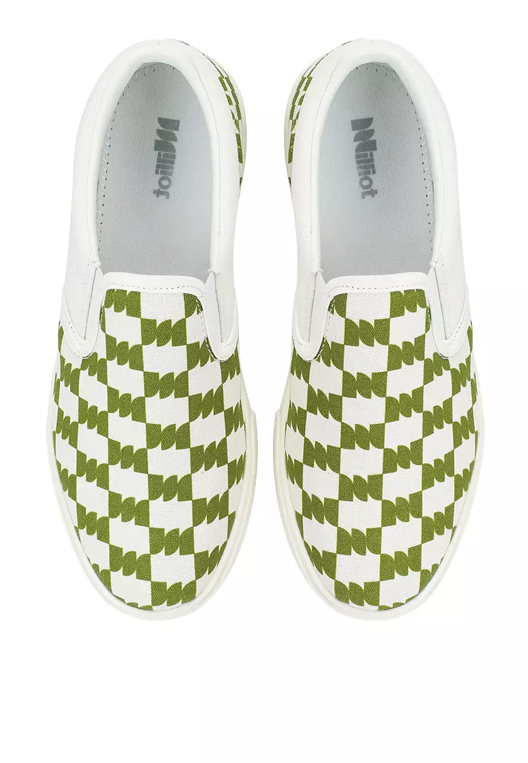 Buy Milliot Checker"M" Rounded Toe Shoes Online | ZALORA Malaysia