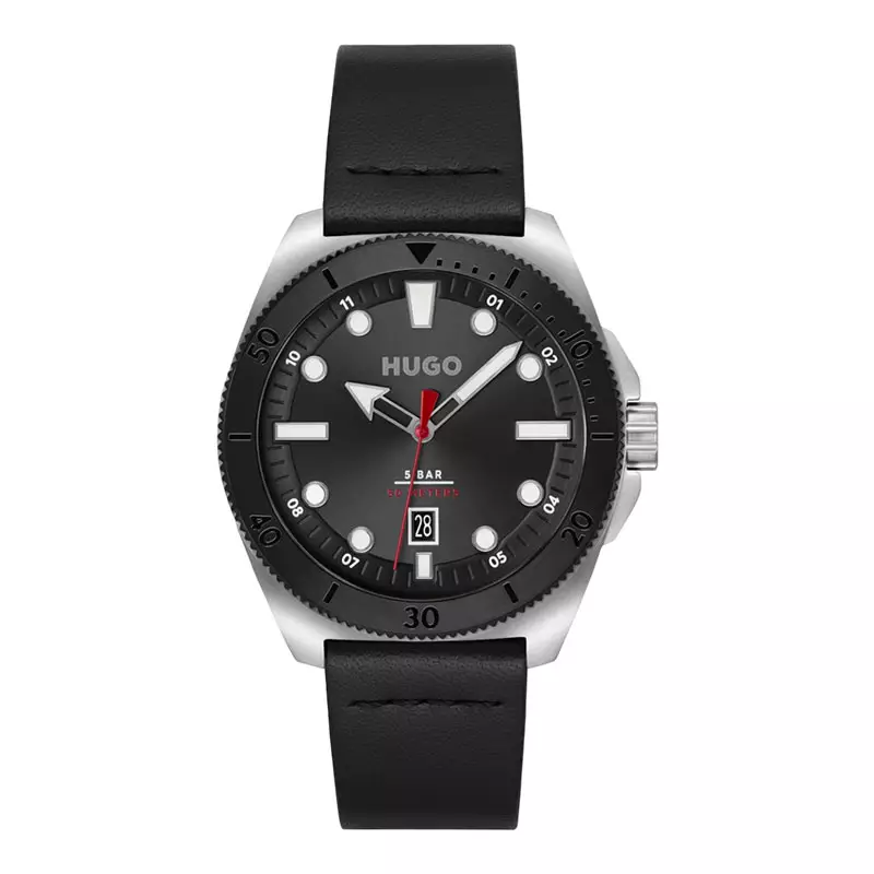 Jual Hugo Boss Jam Tangan Pria Hugo Boss Visit 1530301 Men Black Dial ...