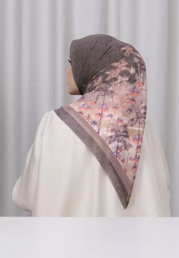 Buy Buttonscarves Palm Spring Voile Square - Rodeo 2026 Online | ZALORA