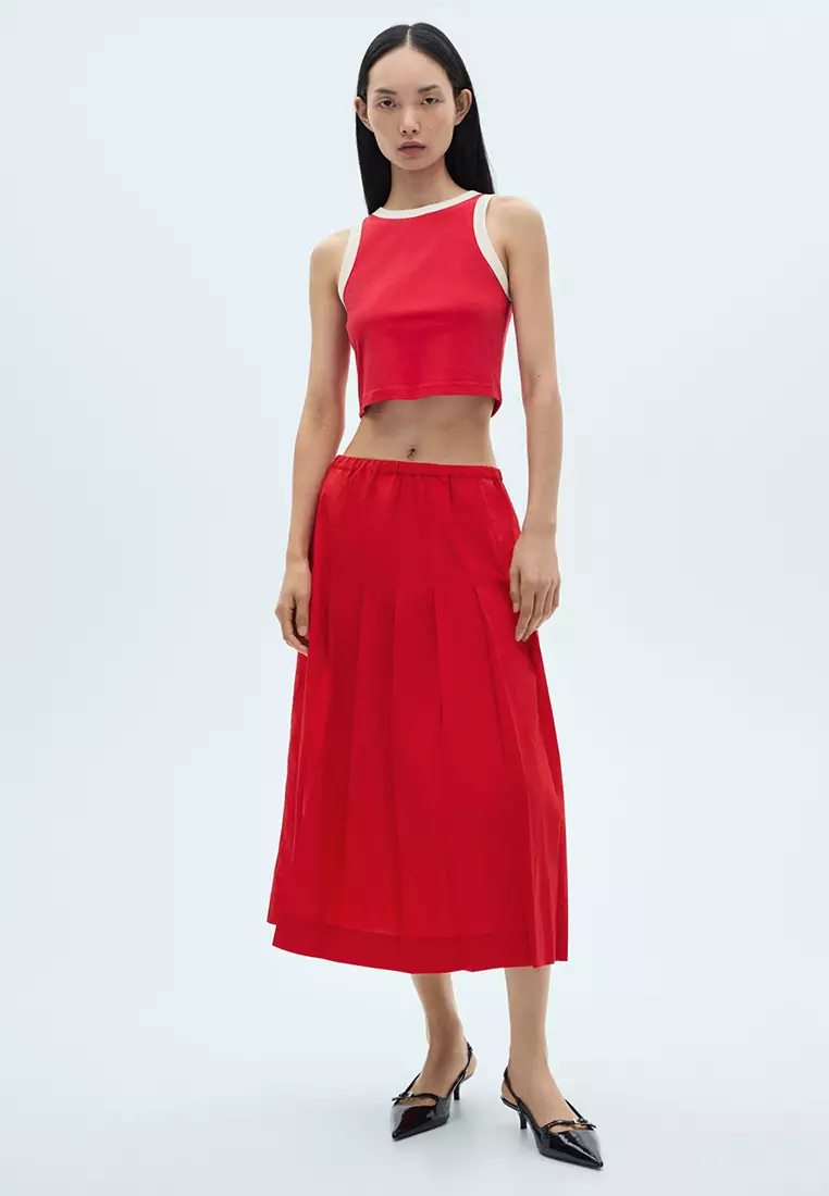 Jual Mango Contrast Trim Top Original 2025 | ZALORA Indonesia