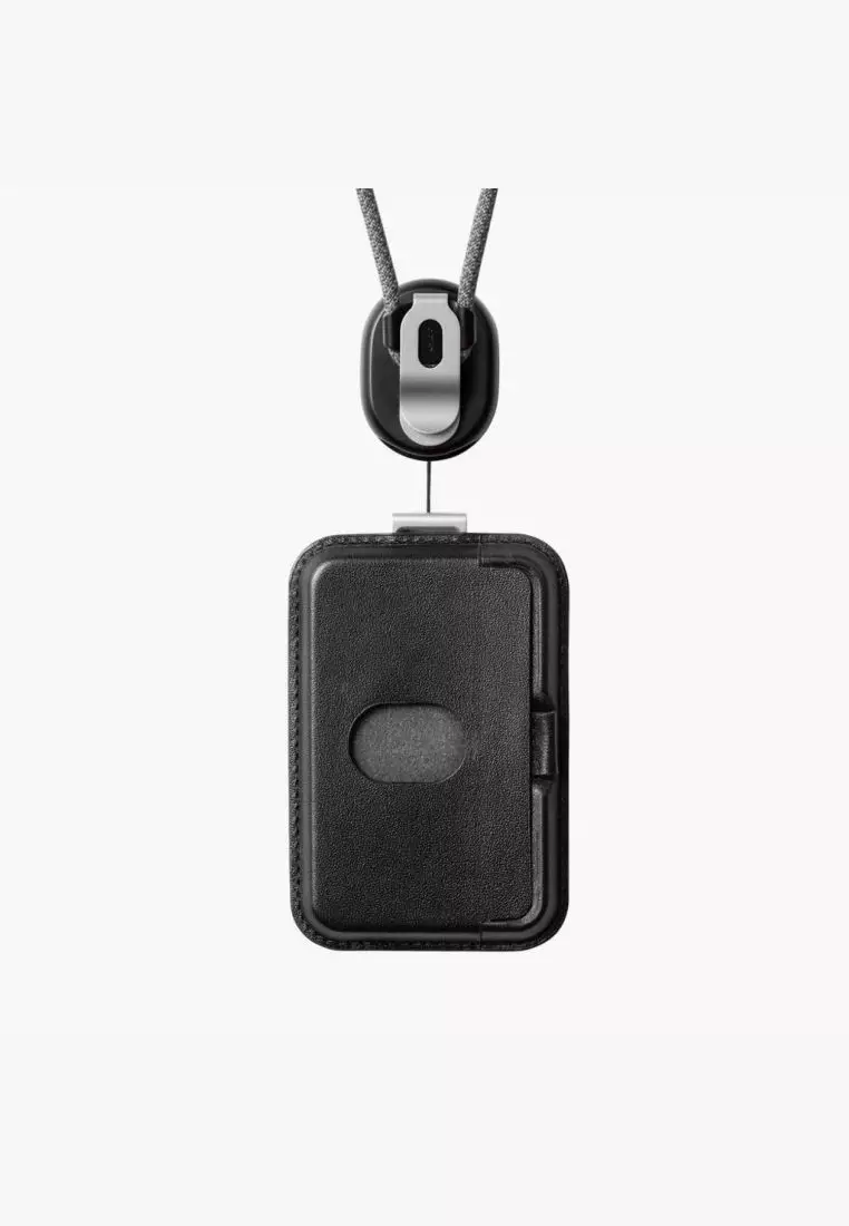 Buy Orbitkey Orbitkey Leather ID Card Holder Pro With Lanyard (Black ...