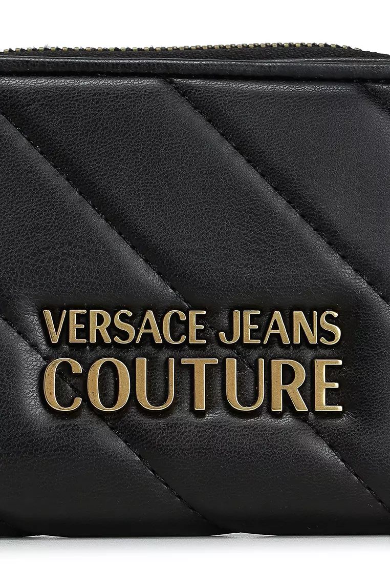 Jual VERSACE JEANS COUTURE Thelma Zip Quilted Wallet (tr) Original 2025 ...