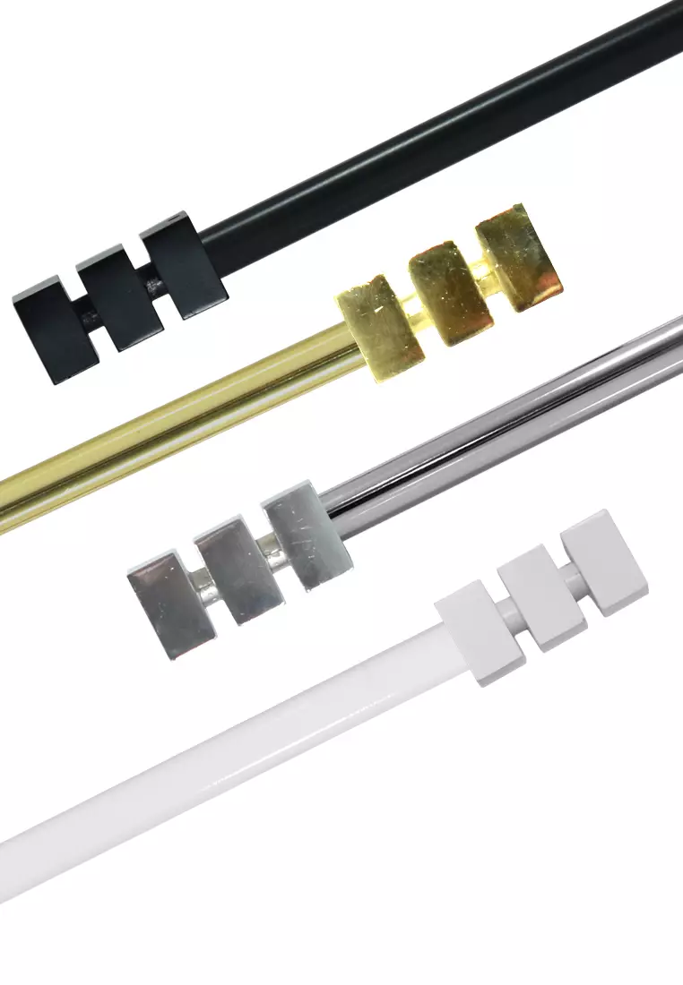 Buy Primeo Premium Metal Window Curtain Rod 120 cm 2024 Online | ZALORA ...