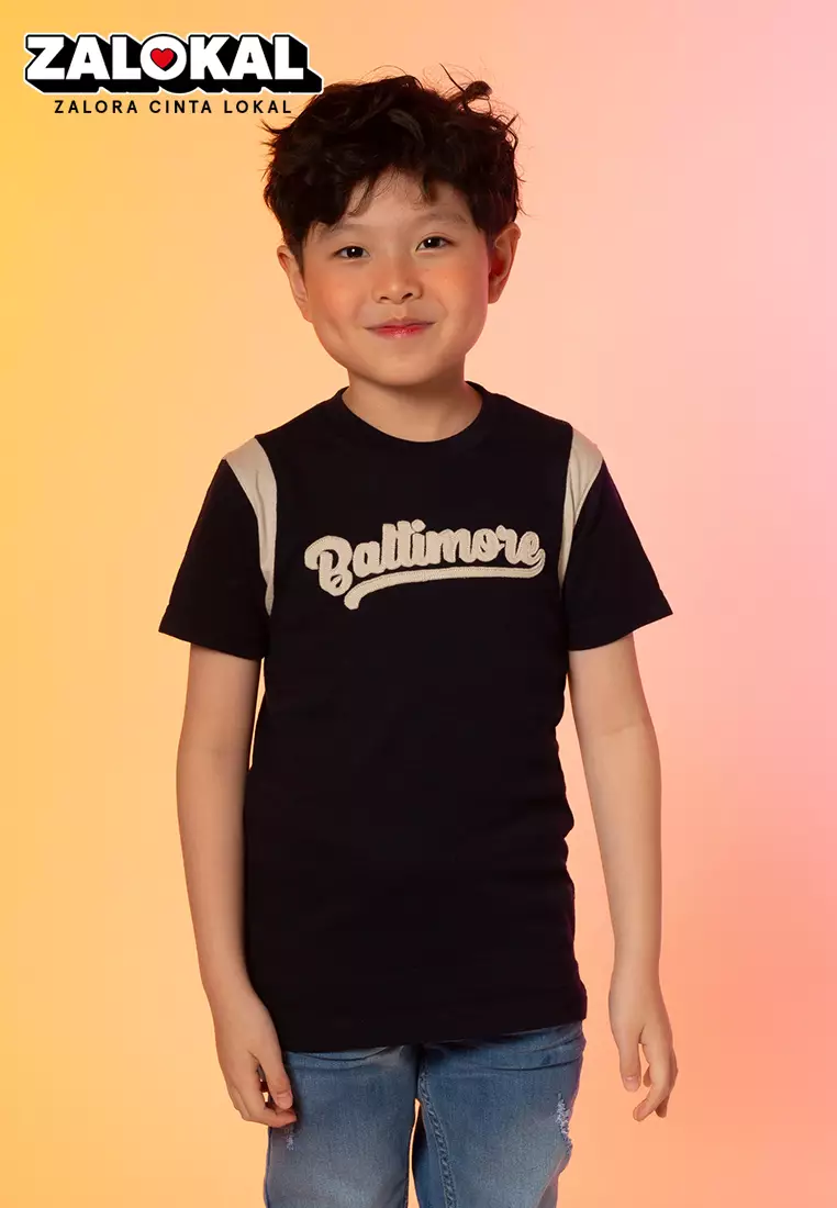Jual LITTLE X EIGHT Boy Bennet T-Shirt Kids Original 2026 | ZALORA ...