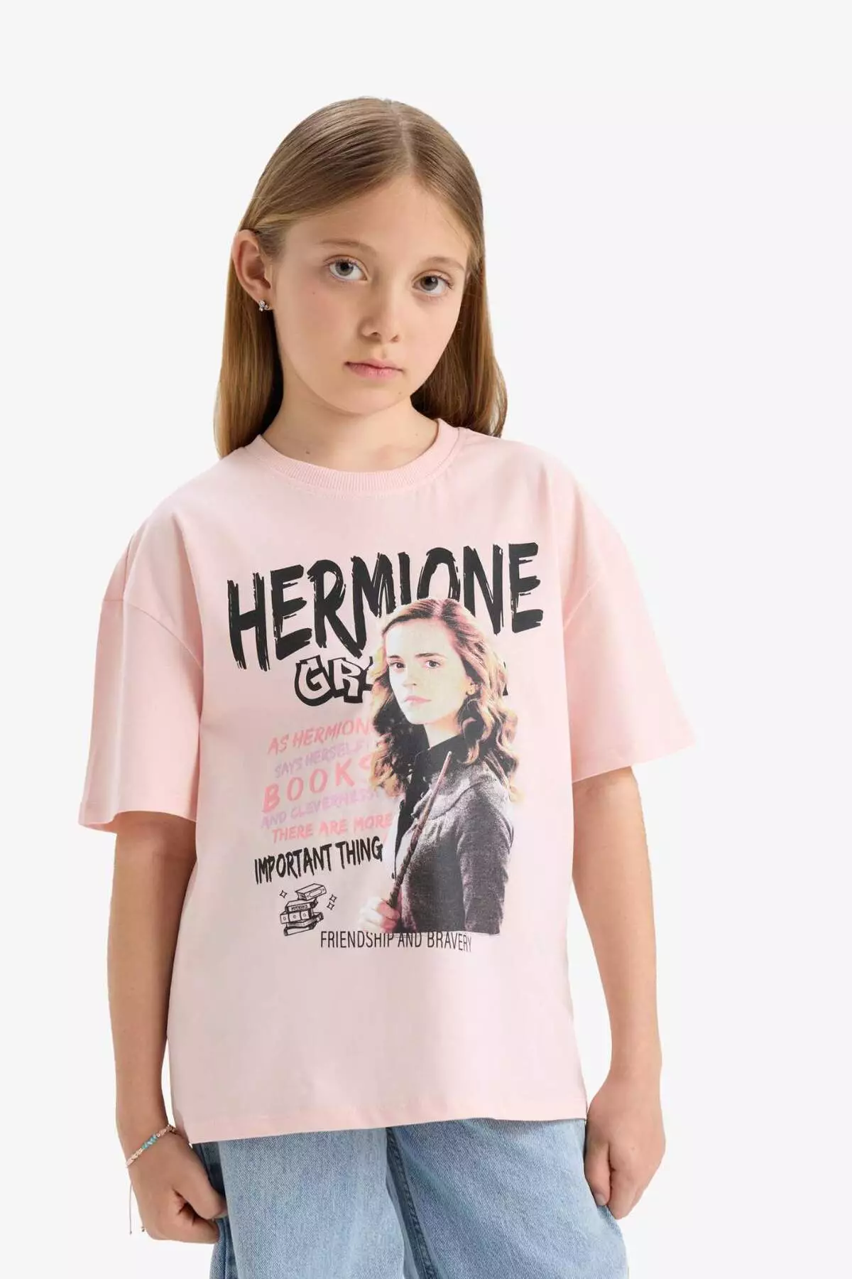 Buy DeFacto Girl's Harry Potter Oversize Wide Fit Crew Neck Short ...