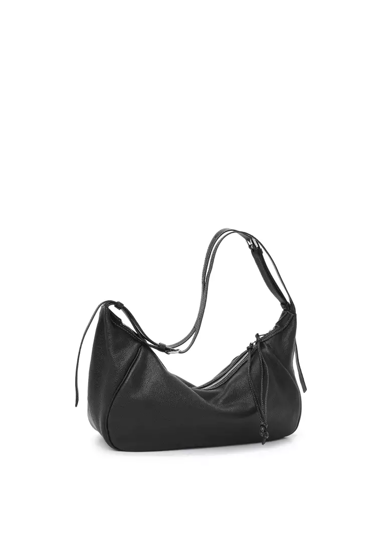 Jual BERACAMY Ursula V11 2-Way Drape Hobo / Crossbody Bag - Black ...