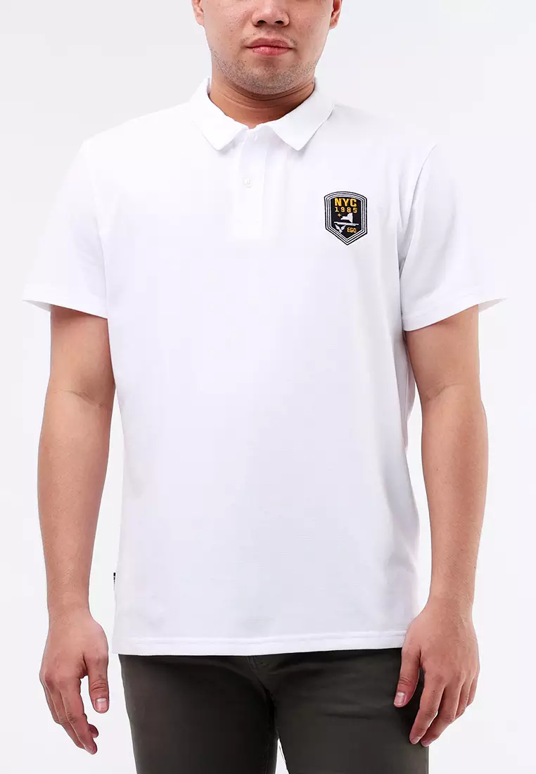 Buy Ego Collared Waffle Short Sleeves Polo 2025 Online | ZALORA Philippines