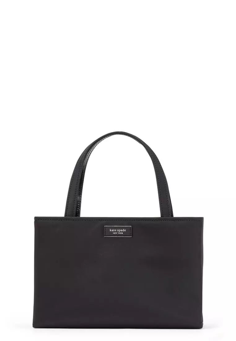 Buy kate spade new york Sam Icon Nylon Small Tote Black 2025 Online ...