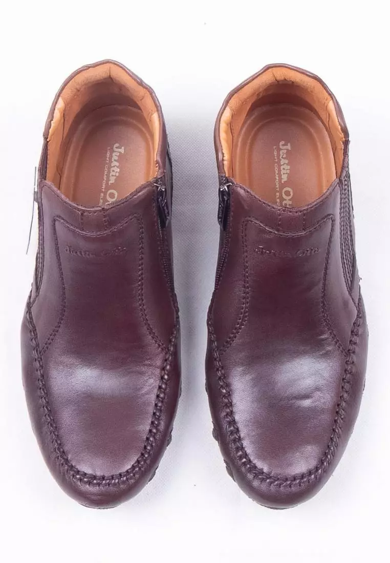 Jual Justin Otto Sepatu kulit casual boots Justin Otto pria art Porsche ...