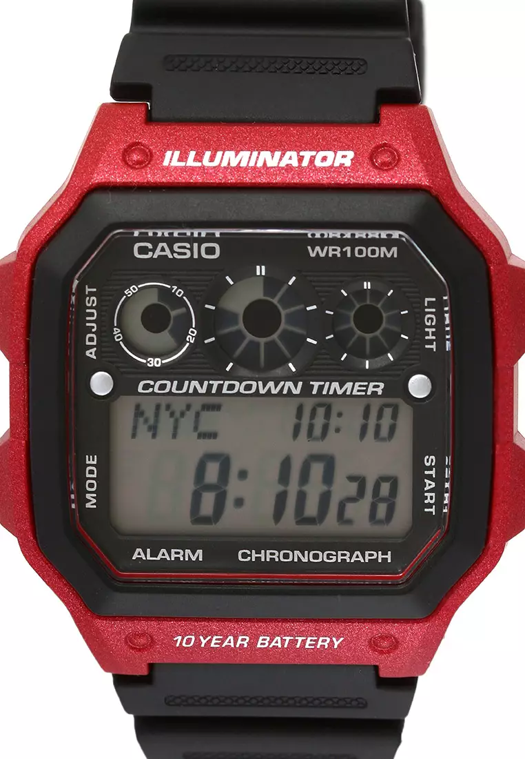 Buy Casio Digital Watch AE-1300WH-4AVDF 2025 Online | ZALORA Philippines