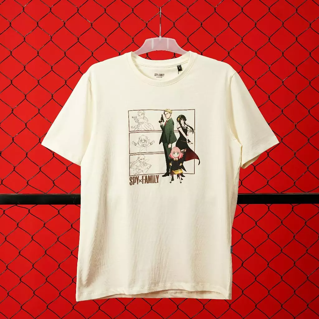 Jual Cressida Cressida X SpyxFamily Regular Fit Cream T-shirt - J022R ...