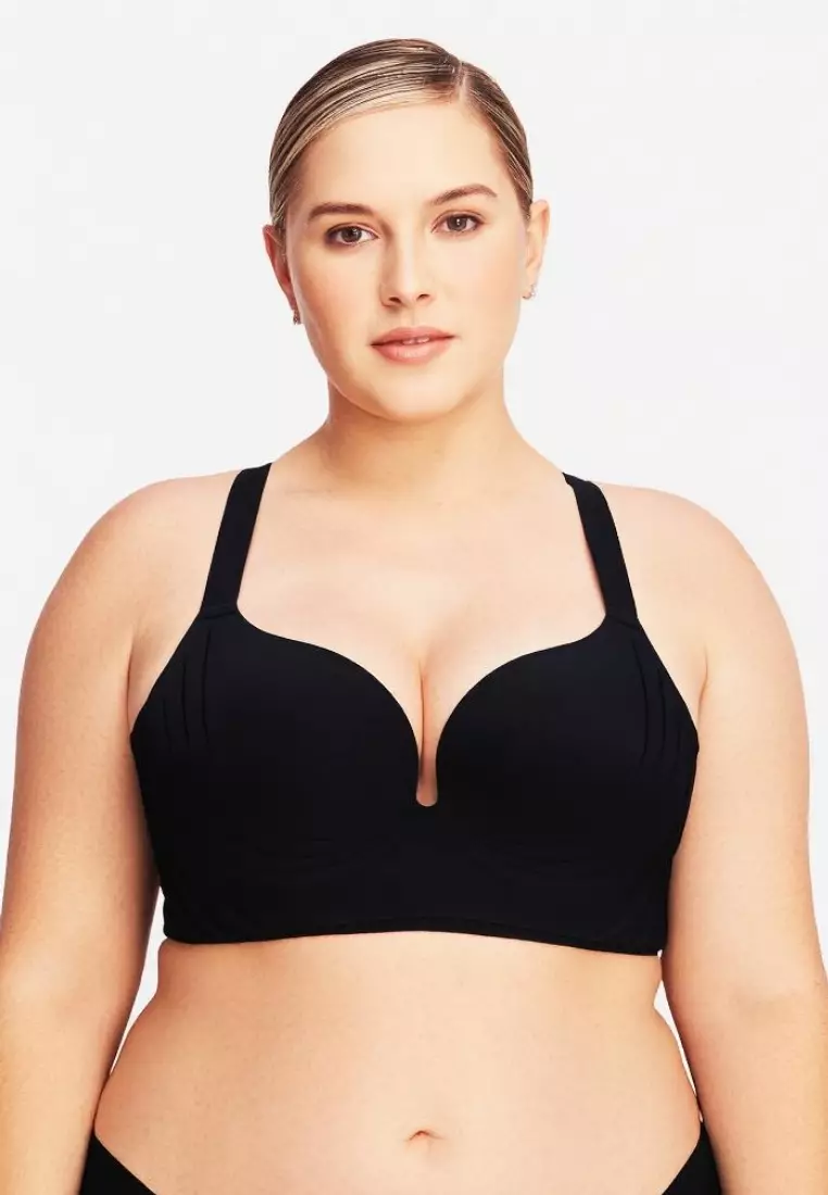 Buy Kiss & Tell Premium Wynter Plus Size Seamless Wireless Support Bra ...