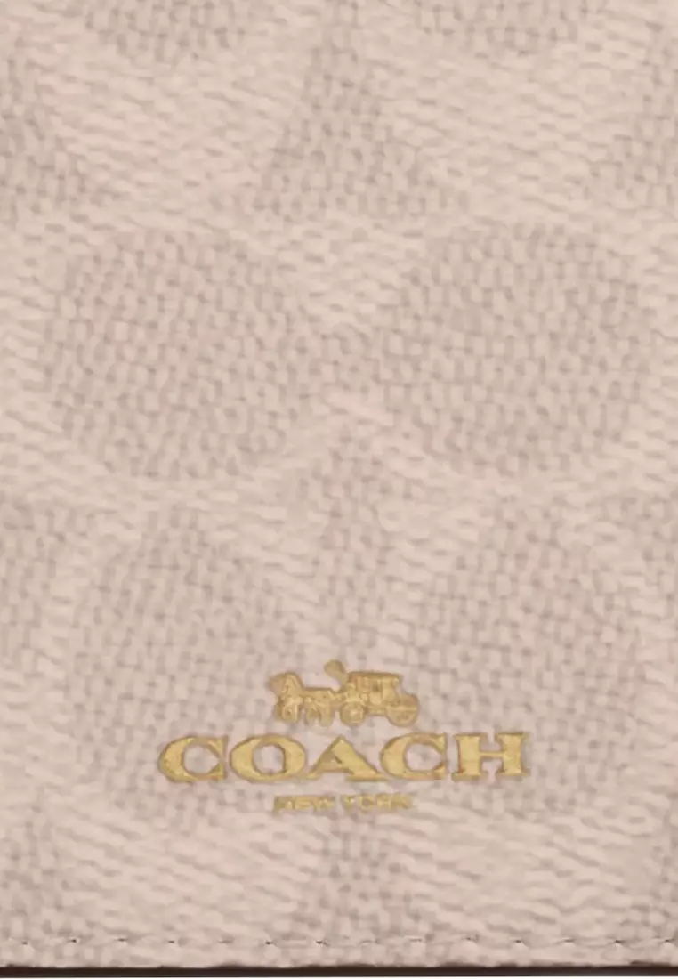 Buy Coach Id Lanyard In Signature Canvas in Sand/ Chalk CZ285 2026 ...