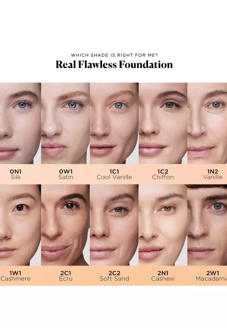 Buy Laura Mercier Real Flawless Weightless Perfecting Foundation 0W1 ...