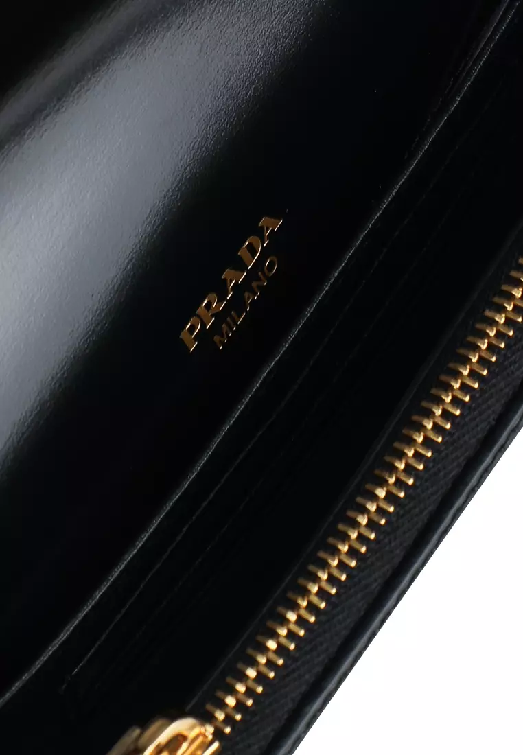 Buy PRADA Logo Plaque Chain Crossbody Bag (nt) Online | ZALORA Malaysia