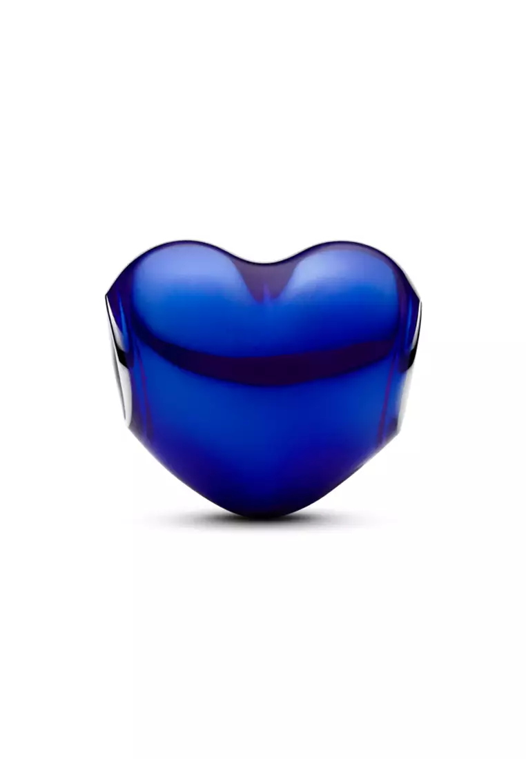 Buy PANDORA Pandora Metallic Blue Heart Charm Online | ZALORA Malaysia