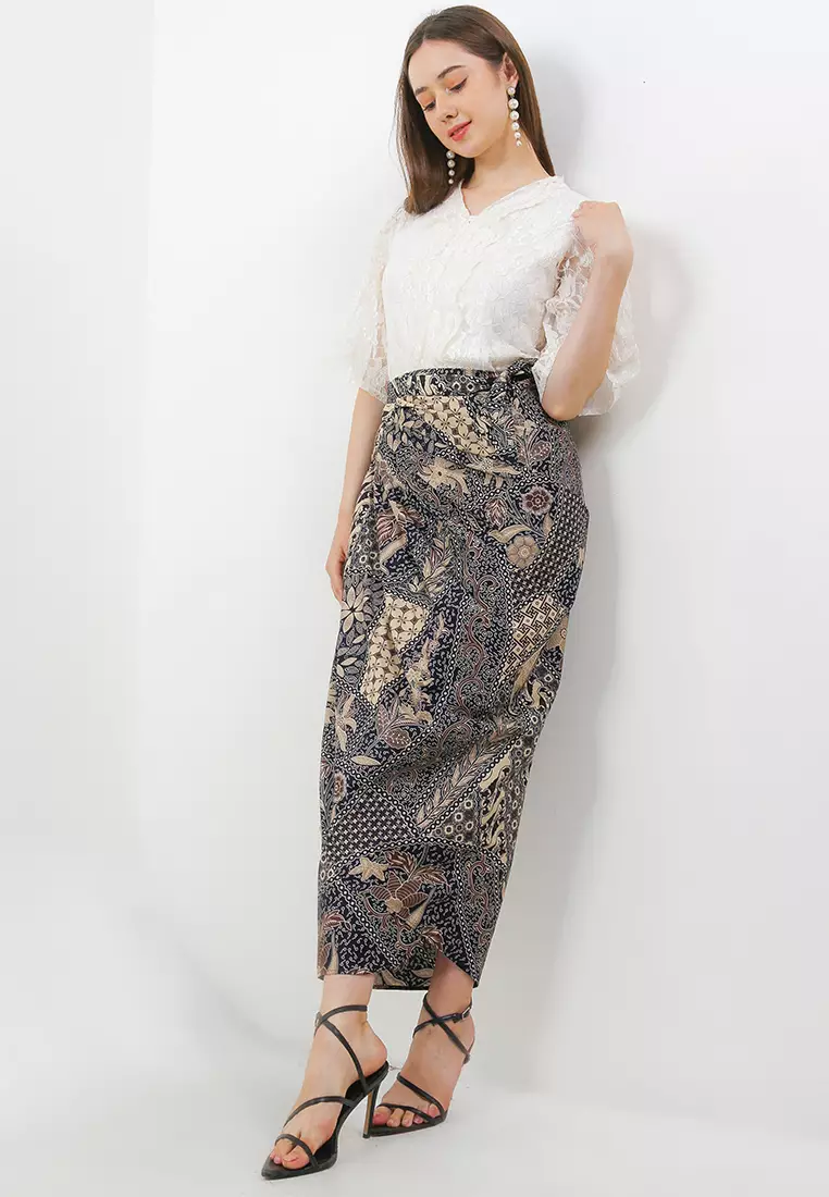Jual Rianty Batik Rok LiLit Jesra Original 2025 | ZALORA Indonesia