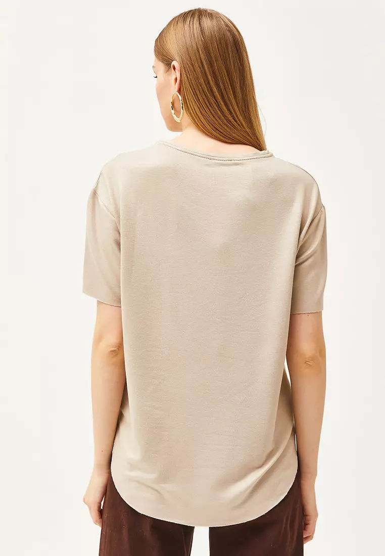 Buy Olalook Basic Modal T-Shirt Online | ZALORA Malaysia