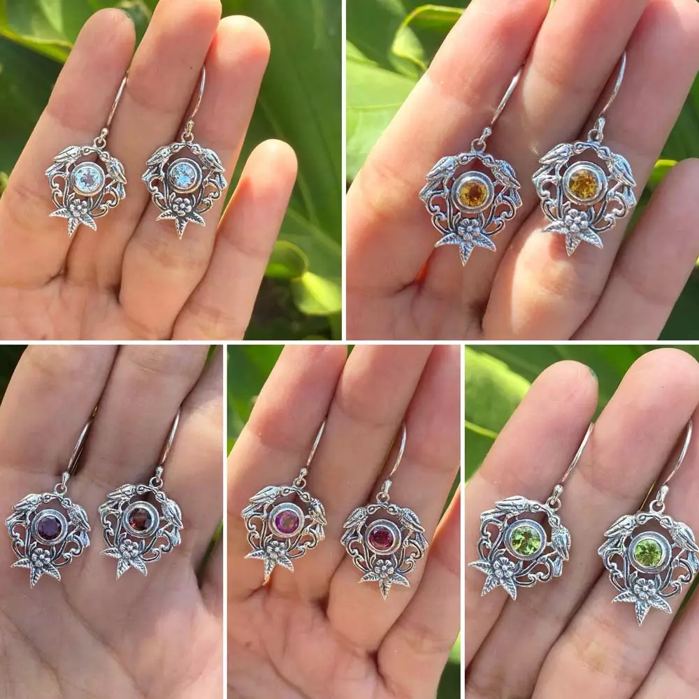 Jual Kusuma Silver Anting Earrings Perak Silver Bali 925 Hook Ukir ...