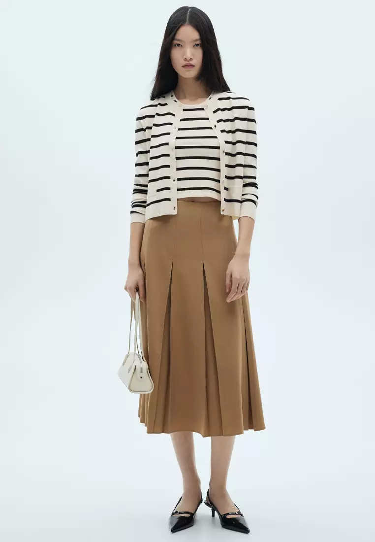 Jual Mango Striped Knitted Cardigan Original 2025 | ZALORA Indonesia