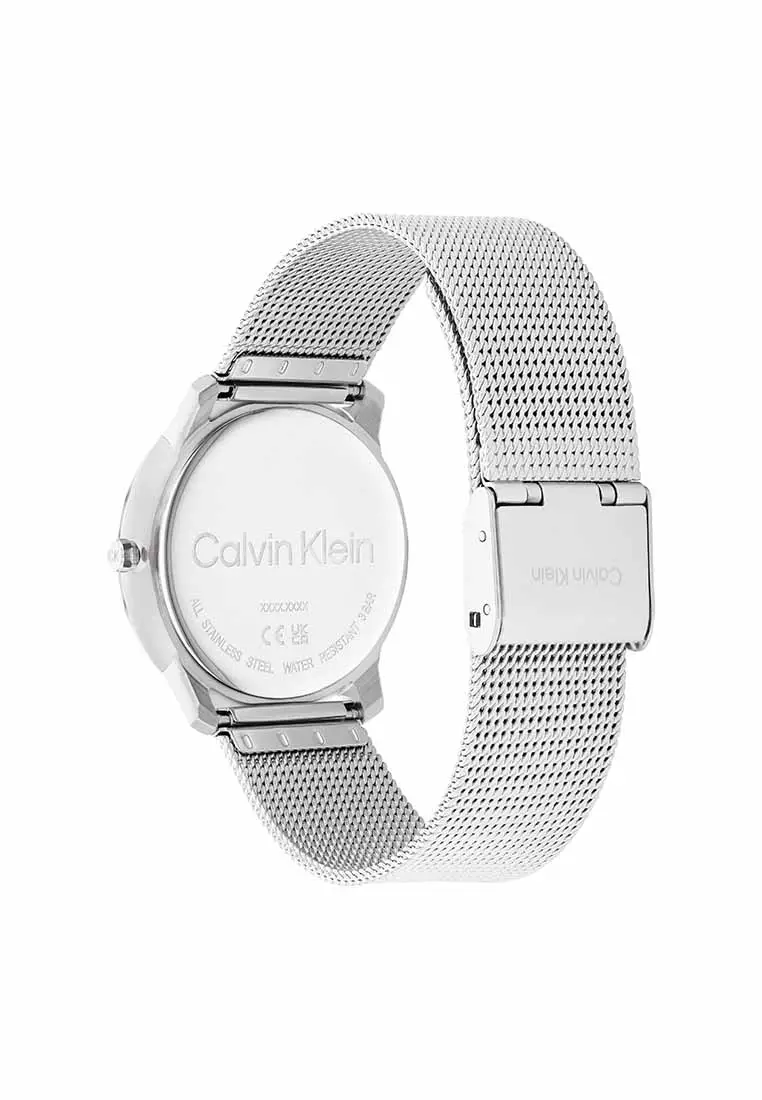 Buy Calvin Klein CK Iconic Unisex Watch Stainless Steel Strap - White ...