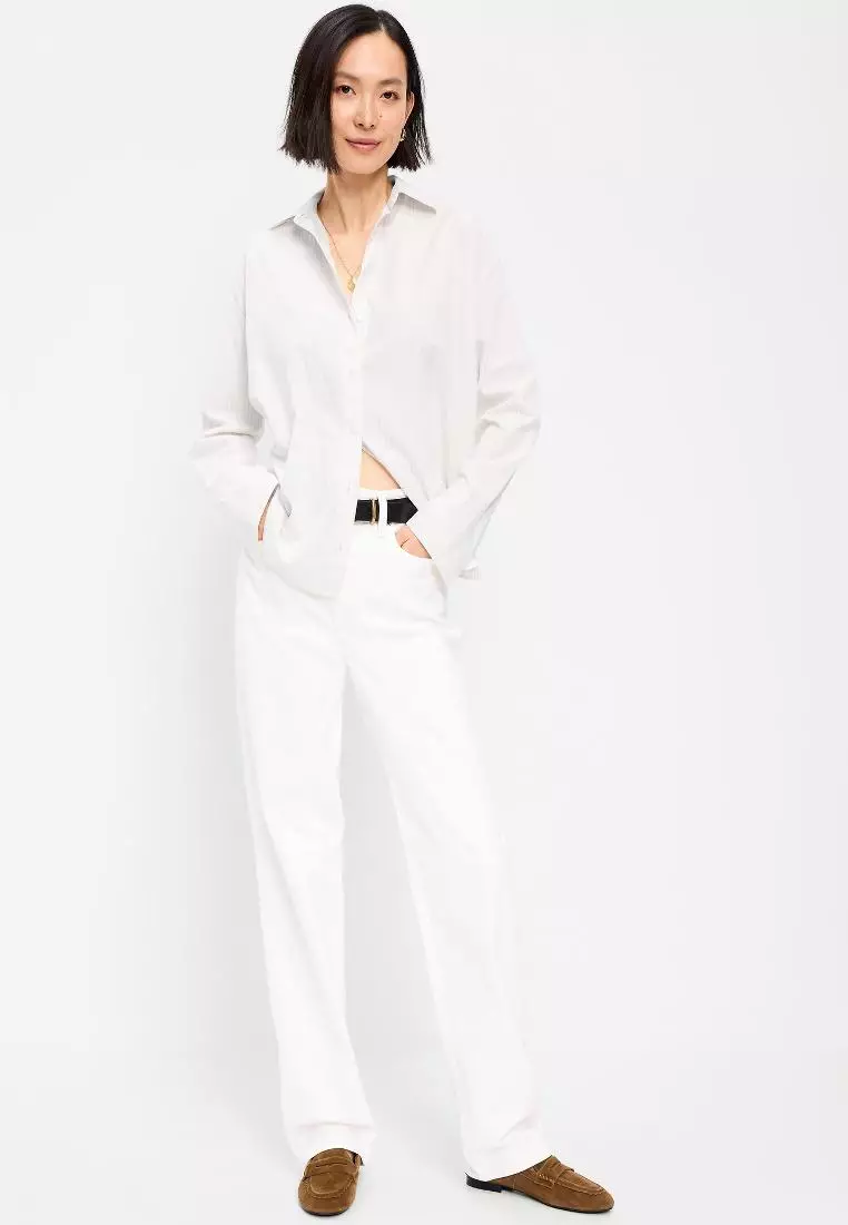 Buy Old Navy Tie-Back Button-Down Shirt 2026 Online | ZALORA Philippines