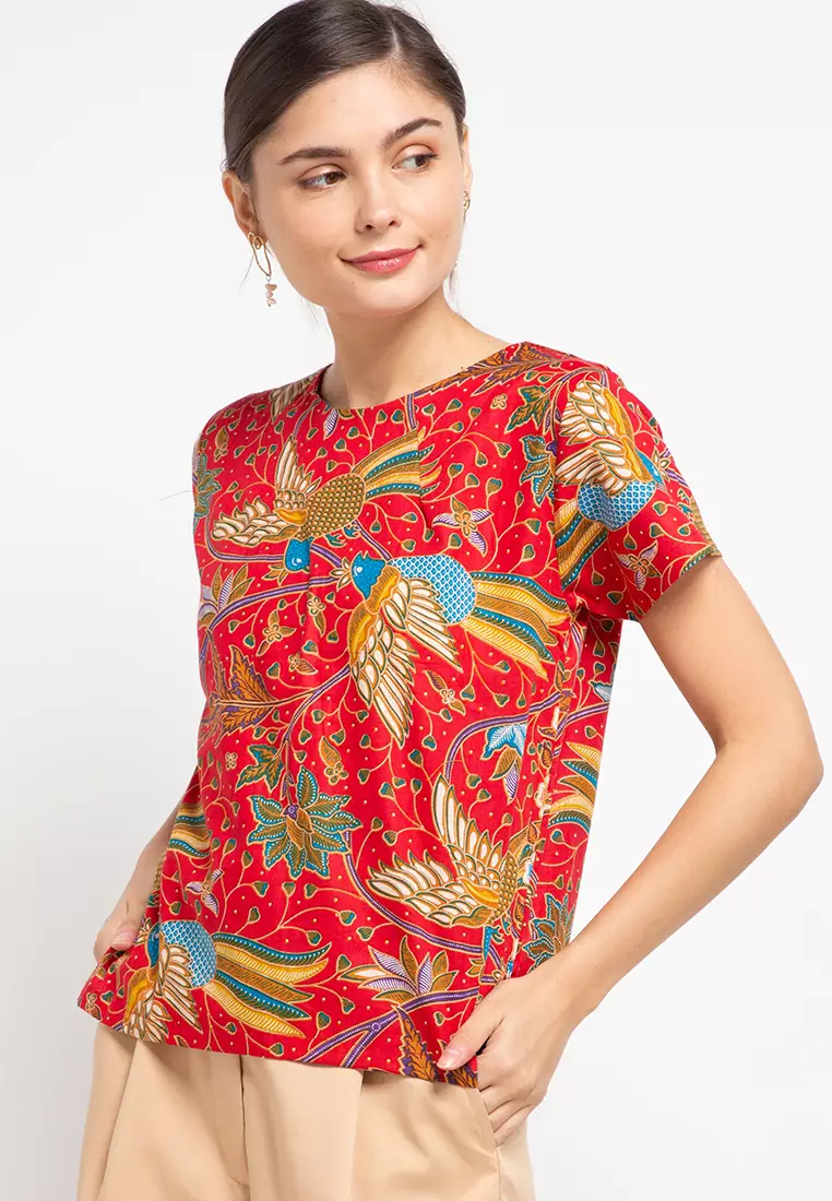 Jual Batik First Blouse Kupnat Cap Original 2026 | ZALORA Indonesia