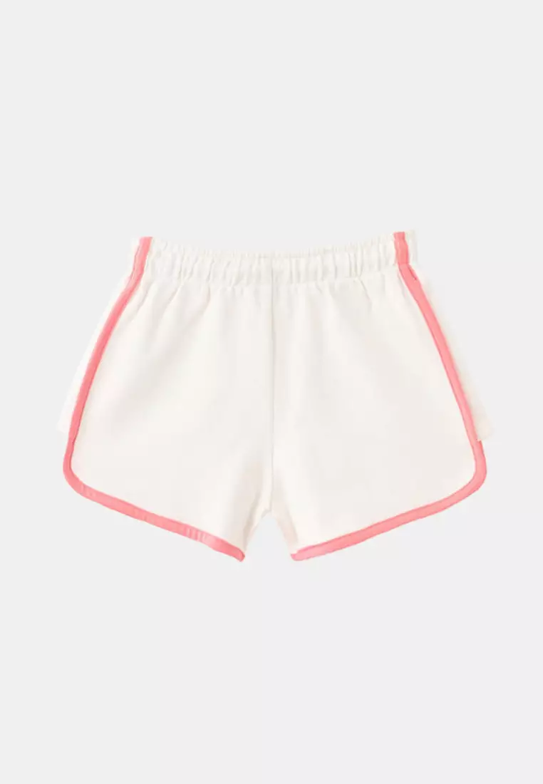 Jual MANGO KIDS Cotton Shorts With Contrast Stitching Original 2026 ...