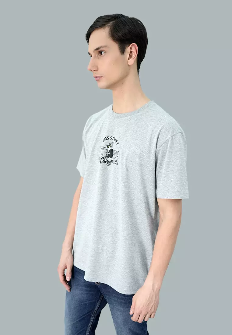 Jual LGS LGS Street - Kaos - Streetwear - Abu - Unisex - ST.30.H092.004.C Original 2024 | ZALORA ...