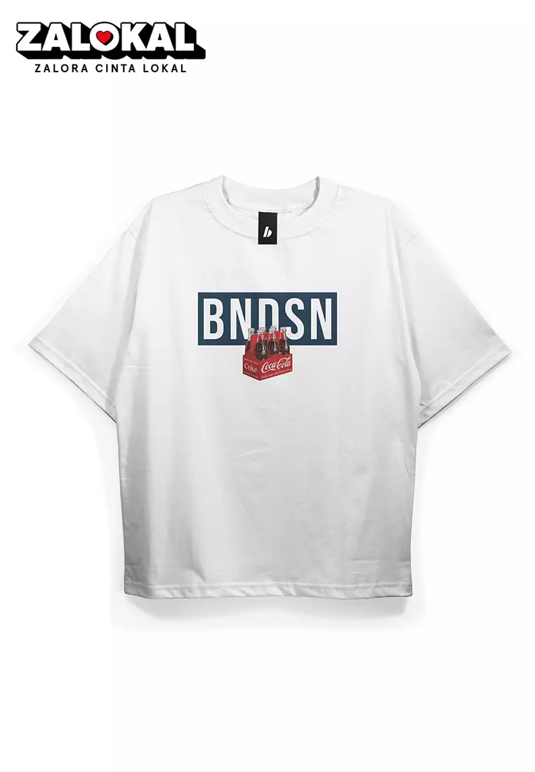 Jual Benidson BENIDSON Oversized Tshirt White Happy Soda Original 2024 ...
