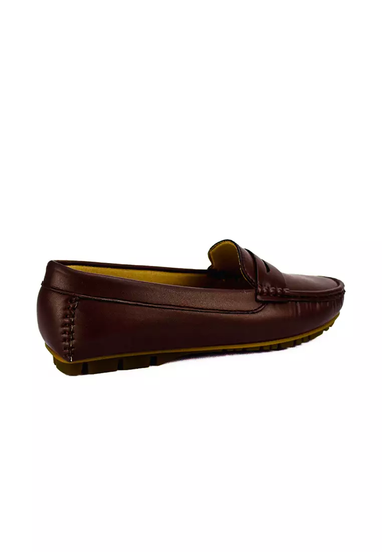 Buy Mario D' boro Runway Women's Loafers Shoes LX 22866 Dark Brown C48 ...