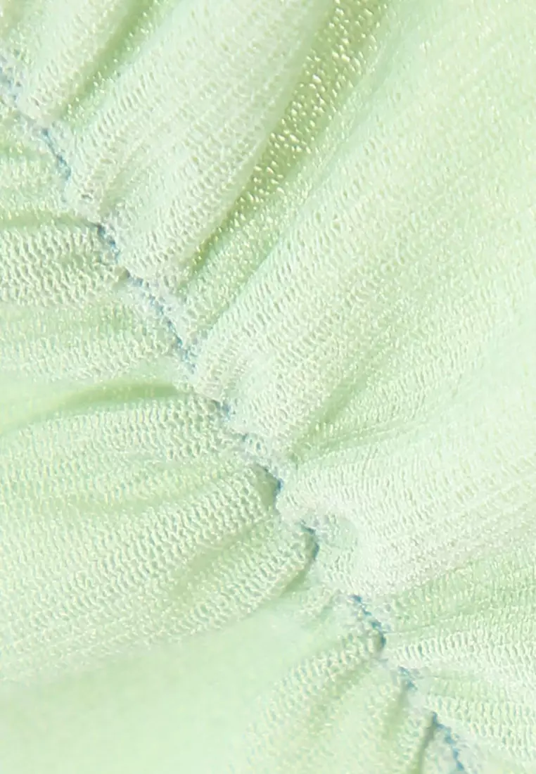 Buy iROO Basic Green Nylon Top 2025 Online | ZALORA