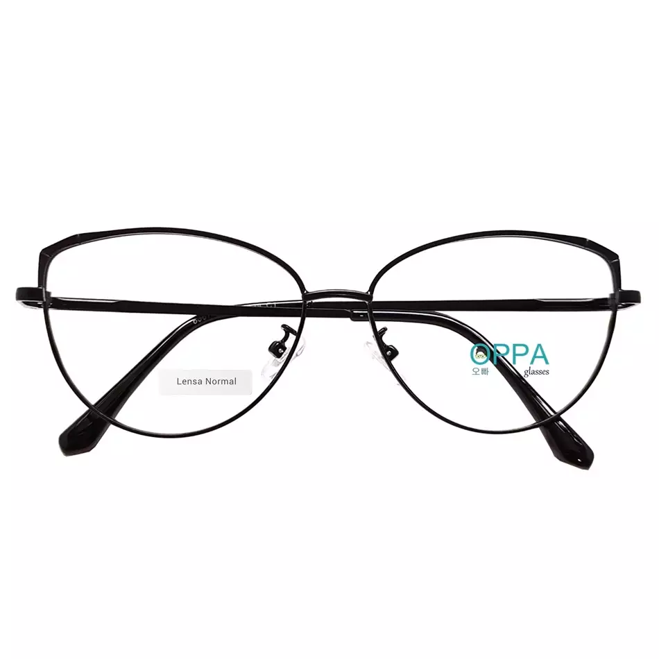 Jual Oppaglasses Frame Kacamata Korea Pria Wanita OPPA OP52 FBL Hitam ...