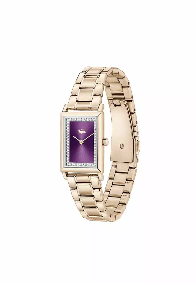 Buy Lacoste Catherine Women's Watch Ionic Plated Carnation Gold Steel ...