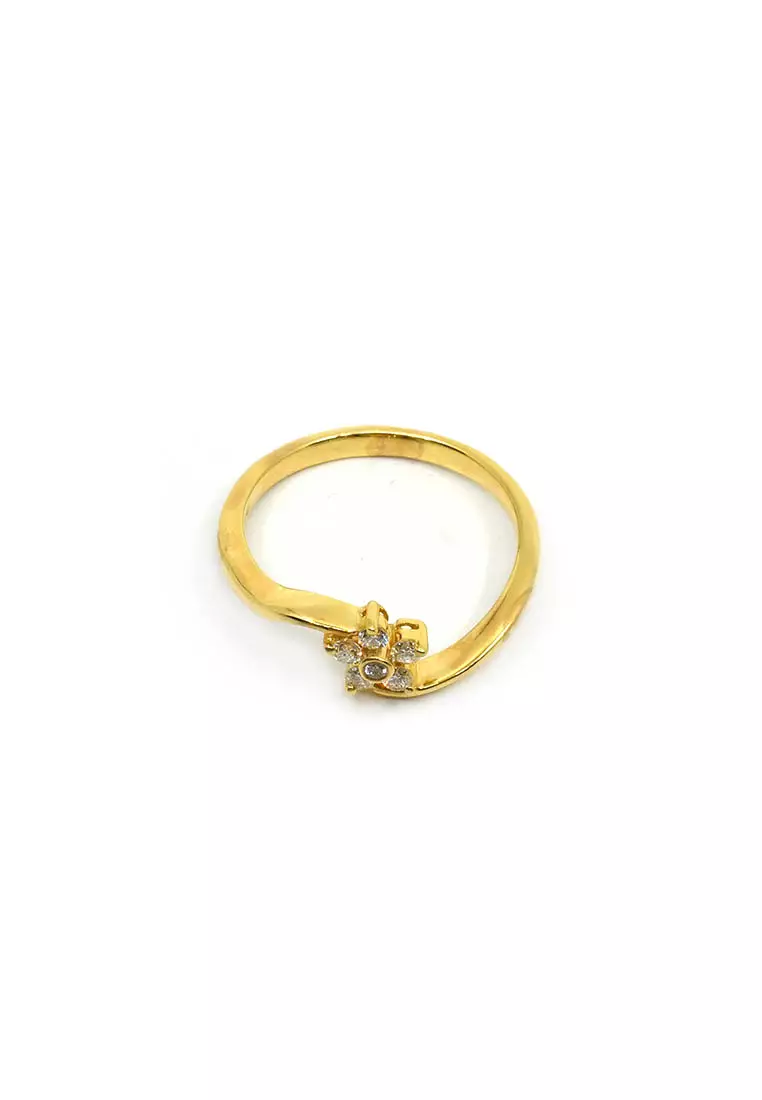 Buy CEBUANA LHUILLIER JEWELRY 18k Italian Made Yellow Gold Lady Ring ...