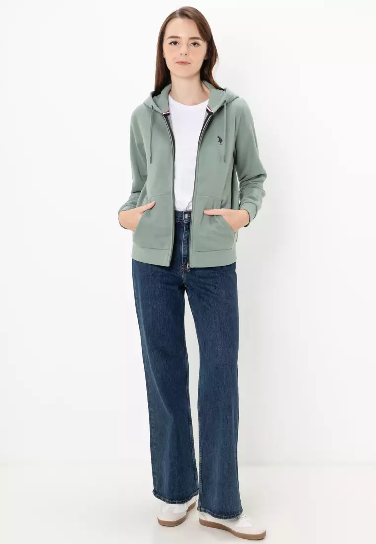 Buy US POLO ASSN Logo Embroidery Hoodie 2025 Online | ZALORA Philippines