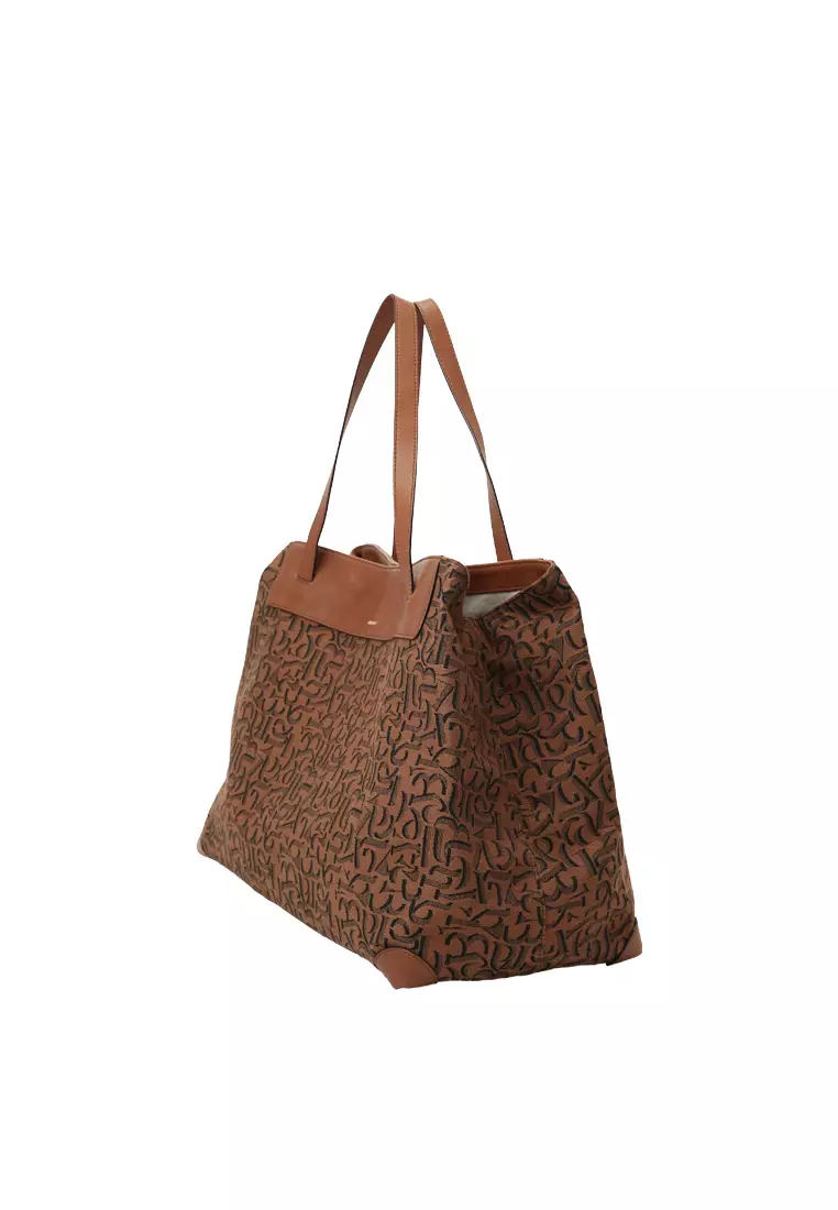Jual BERACAMY Soft-Structured Trapezoidal Canvas Tote Bag Large ...