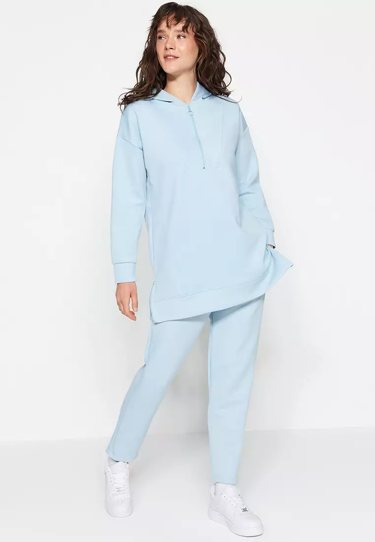 Jual Trendyol MODEST Zipper Scuba Tracksuit Set Original 2024 | ZALORA ...