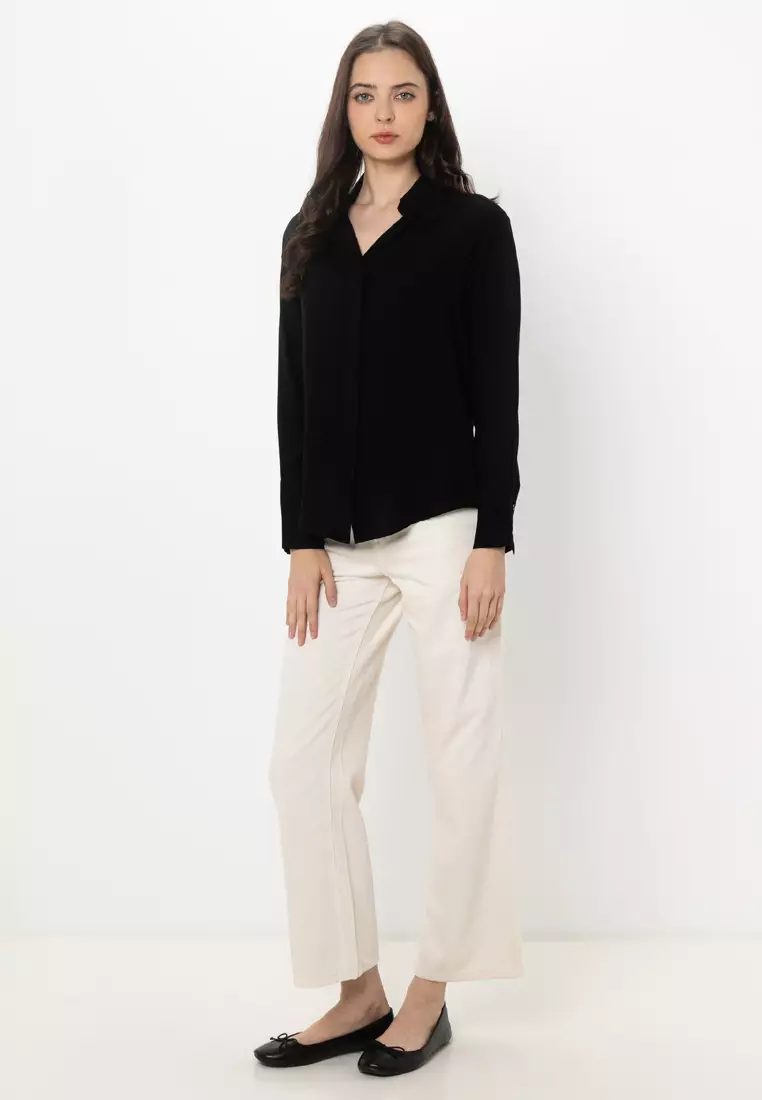 Buy Electro Denim Lab Viscose Shirt 2026 Online | ZALORA