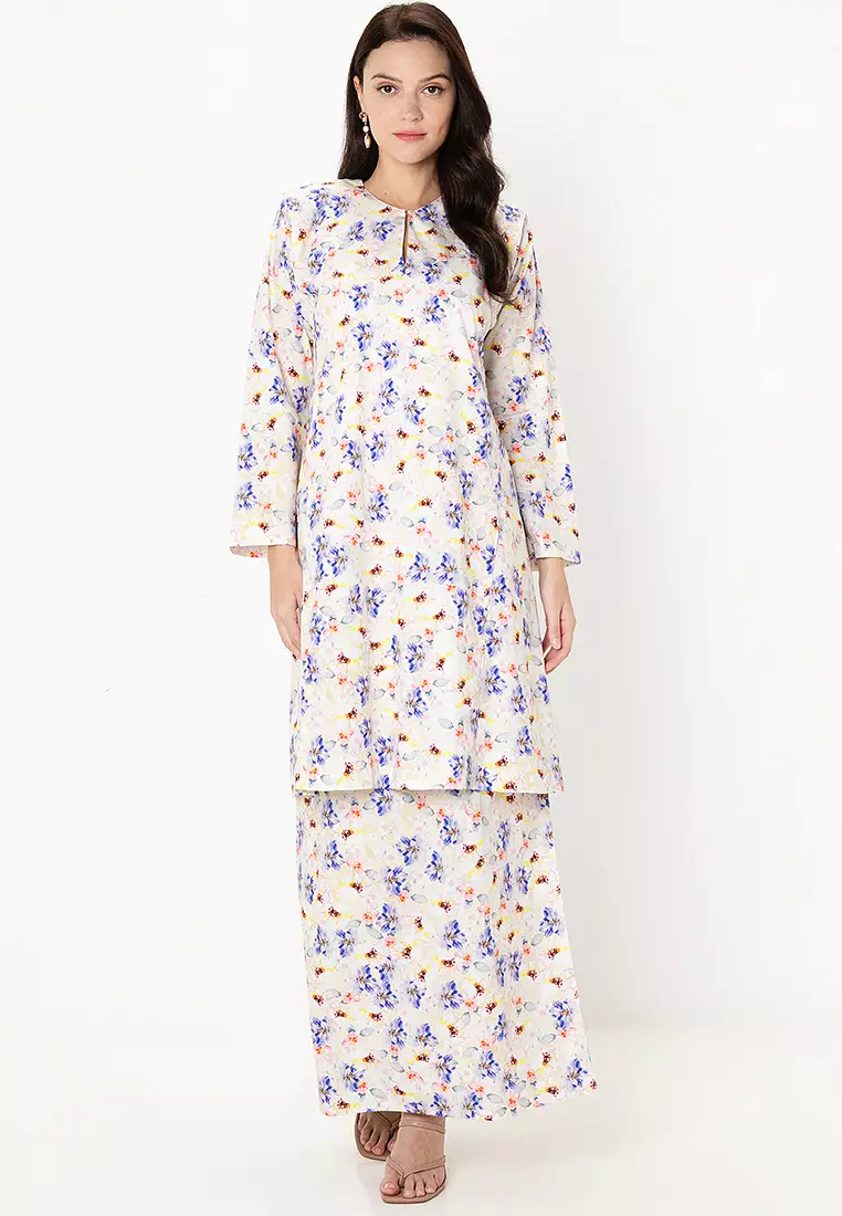 Buy Butik Sireh Pinang Baju Kurung Pahang Sania Online | ZALORA Malaysia