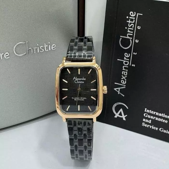 Jual Alexandre Christie Alexandre Christie 8699 Hitam Ring Rosegold ...