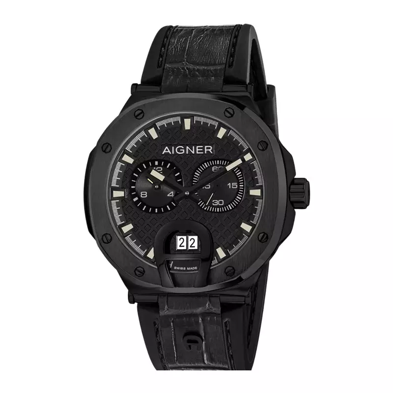 Jual Aigner Jam Tangan Pria Aigner Taviano ARWGA0000711 Men Black Dial ...