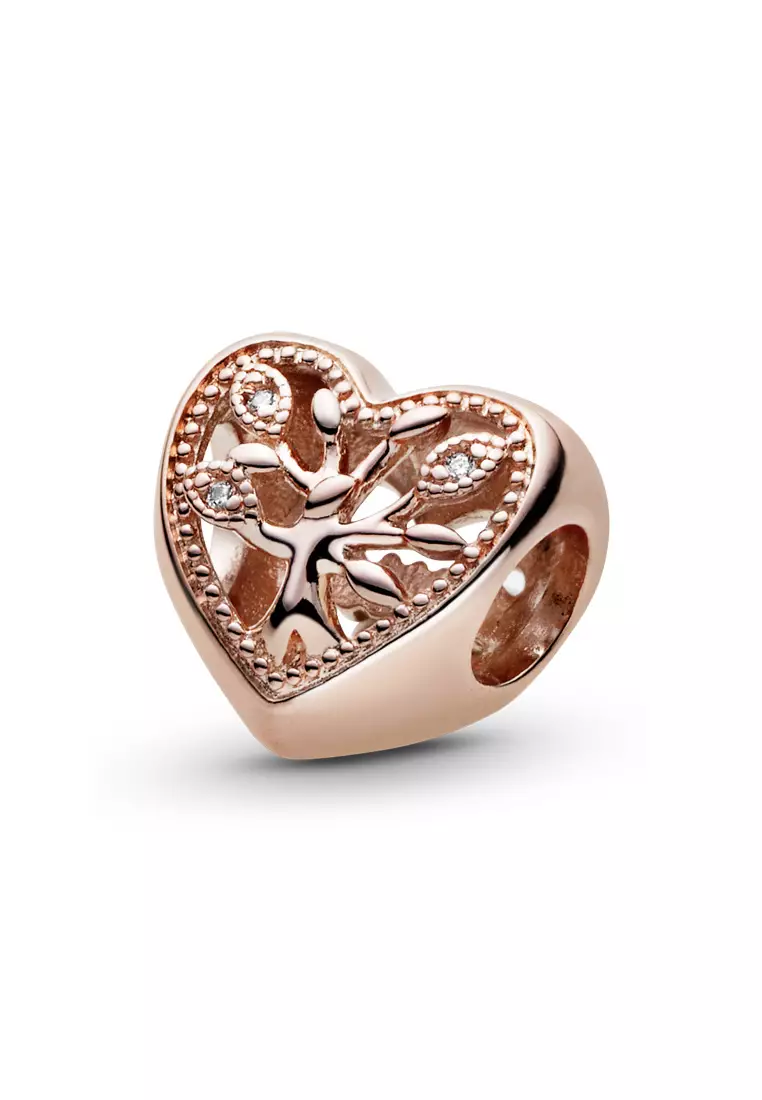 Buy PANDORA Pandora Openwork Family Tree Heart Charm Online | ZALORA ...