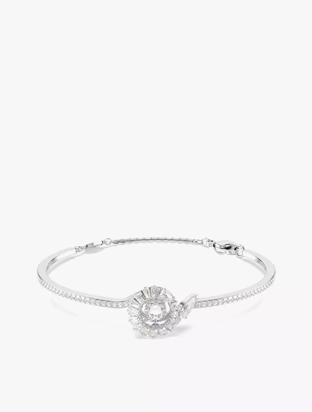 Jual Swarovski Snake bracelet, Mixed cuts, Year of the Snake, White ...