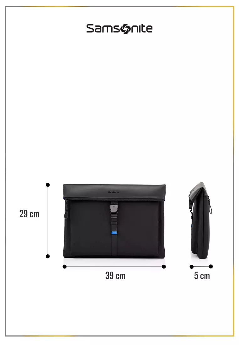 Jual Samsonite Samsonite Underscore Laptop Portfolio - Black Original ...