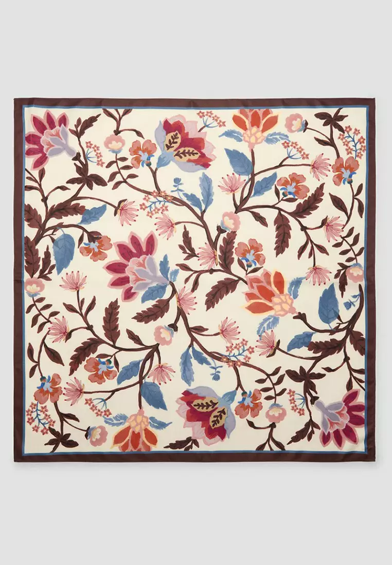 Buy Mango Floral Print Scarf 2026 Online | ZALORA
