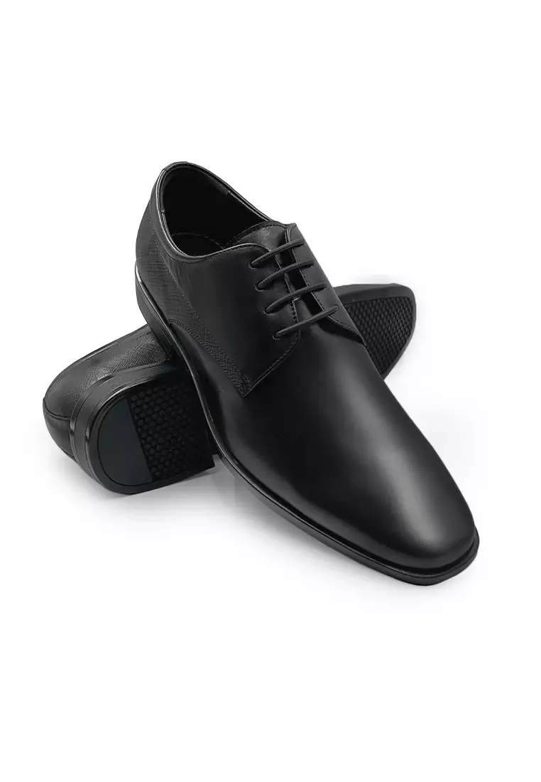 線上選購 Hanson Bootmaker Hanson Bootmaker LacEasy Plain Toe Derby - Black ...
