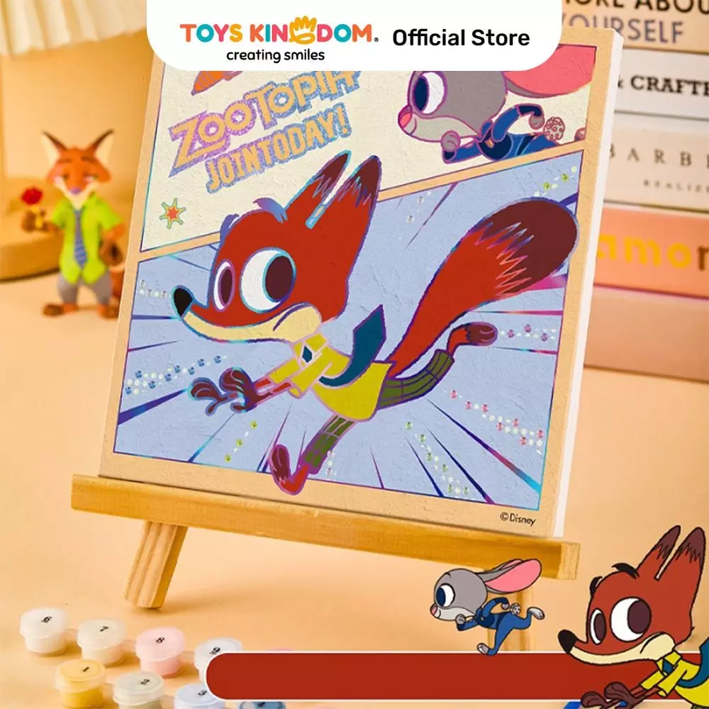 Jual TOYS KINGDOM UNIMASS SET DIY DIGITAL OIL PAINTING ZOO - MIX ...